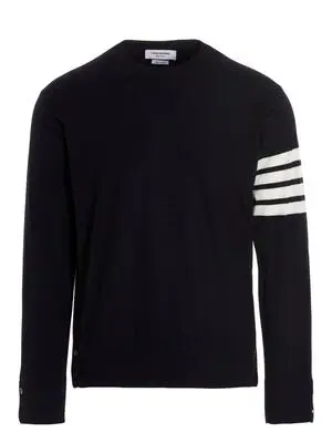 Thom Browne 4-bar Merino Wool Sweater - Blue