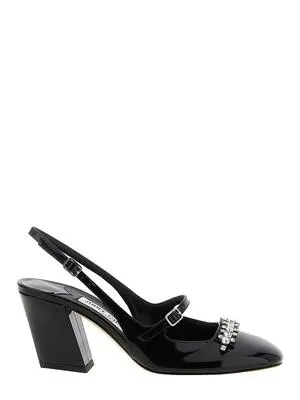 JIMMY CHOO Belinda Slingback Pumps - Black