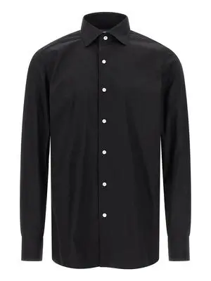 FINAMORE 1925 Napoli' Shirt - Black