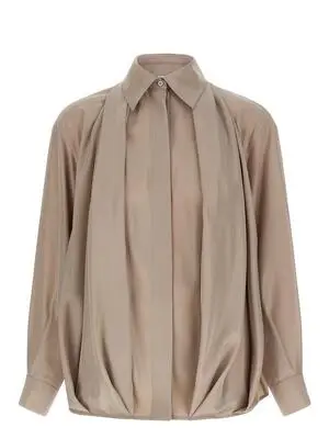 LOEWE Silk Draped Shirt