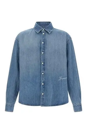 Jacquemus La Chemise De-nîmes Simon' Shirt - Blue