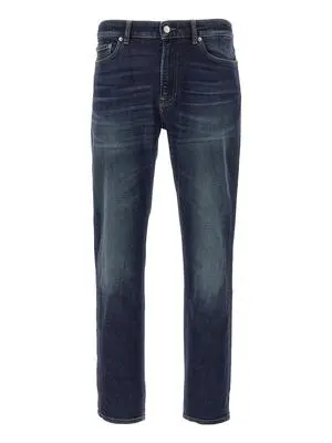 DEPARTMENT 5 Stones Stonewashed Cotton Denim Jeans - Blue