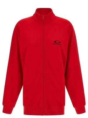 Balenciaga Back Tracksuit Dress - Red