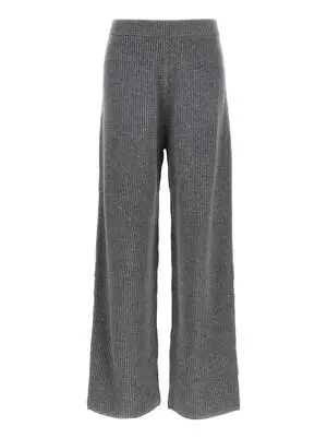 SPORTMAX SPORTMAX Sella Ribbed Wool And Cashmere Trousers
