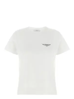 Givenchy GIVENCHY Stamp Cotton Jersey T-Shirt White/black
