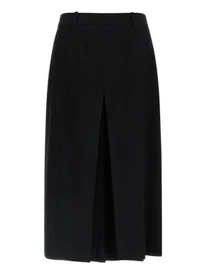 SAINT LAURENT SAINT LAURENT Wool Midi Skirt