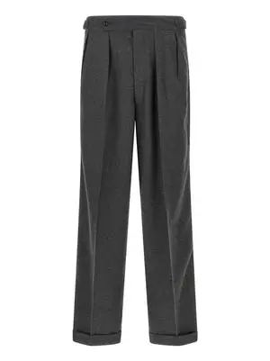 CELLAR DOOR Rowan Mélange Trousers - Gray