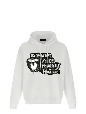 Dsquared2 Magliano X Capsule Hoodie White/black