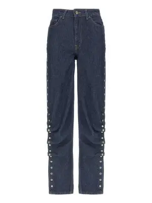 ROTATE BY BIRGER CHRISTENSEN ROTATE BIRGER CHRISTENSEN Wide Leg Denim Jeans