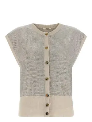 HAIKURE Kirby Virgin Wool Vest - Beige
