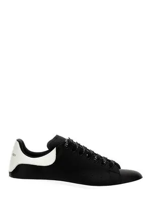 Alexander McQueen Larry Leather Sneakers - White/black