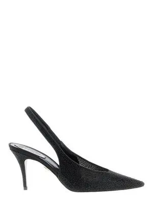 RENE CAOVILLA RENÉ CAOVILLA Jinny Crystal-Embellished Slingback Pumps