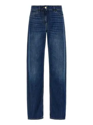 Elisabetta Franchi Palazzo Jeans - Blue