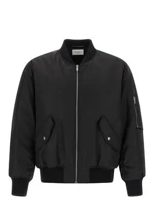Saint Laurent Serge Bomber Jacket - Black