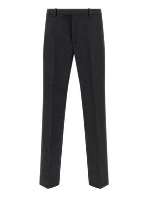 GUCCI GUCCI Wool Mouliné Tailored Trousers