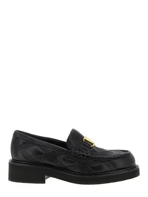 VALENTINO VALENTINO GARAVANI Quiltie Leather Loafers