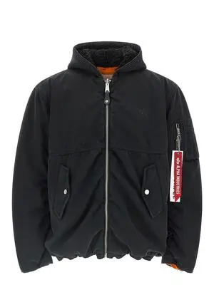 PURPLE BRAND Alpha Industries X Reversible Bomber Jacket - Multi
