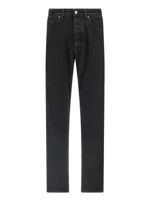 MAISON MARGIELA Taped Straight-leg Jeans - Black