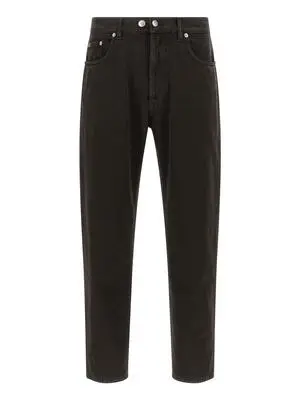 DEPARTMENT 5 Musso Cropped Bull Jeans - Black