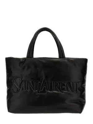 Saint Laurent Nappa Leather Shopping Bag - Black