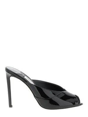JIMMY CHOO Brigitte Mule - Black
