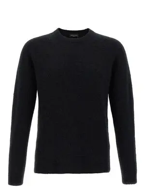 ROBERTO COLLINA Cashmere And Silk Blend Pullover - Black