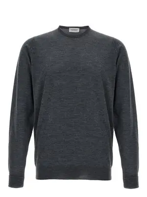 John Smedley Marcus Wool Sweater - Gray