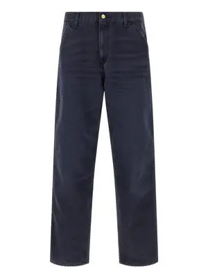 Carhartt Work In Progress Single Knee' Pants - Blue