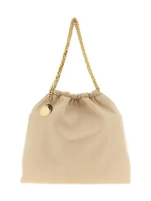 Stella McCartney STELLA MCCARTNEY Falabella Drawstring Shoulder Bag Beige