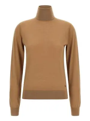 Dolce & Gabbana DOLCE & GABBANA Cashmere Turtleneck Sweater Beige