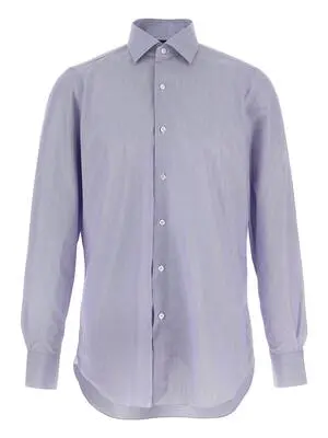 FINAMORE 1925 'napoli' Shirt Light Blue