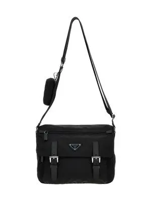 Prada Re-nylon Crossbody Bag - Black