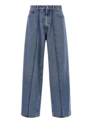 MAISON MARGIELA MM6 MAISON MARGIELA Wide Leg Denim Jeans