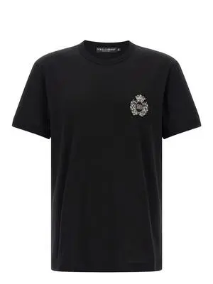 Dolce & Gabbana Heraldic Patch T-shirt - Black