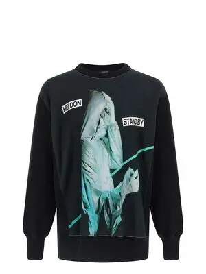 Undercover Brushed Cotton Sweatshirt - Black