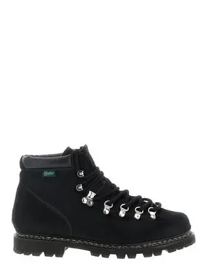 Junya Watanabe X Paraboot Leather Boots - Black