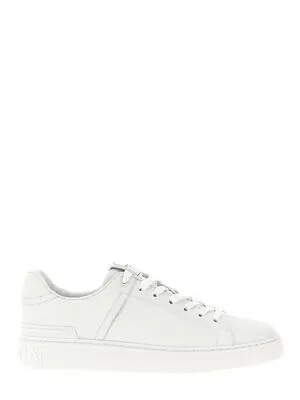 Balmain BALMAIN B-Court Calf Leather Sneakers White