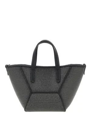 Brunello Cucinelli Bc Duo Mini Precious Handbag - Black