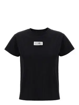 MAISON MARGIELA Numeric Signature Cotton T-shirt - Black
