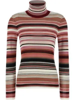 MISSONI MISSONI Striped Turtleneck Sweater