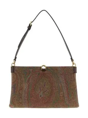 Etro Talk Mini Clutch - Brown