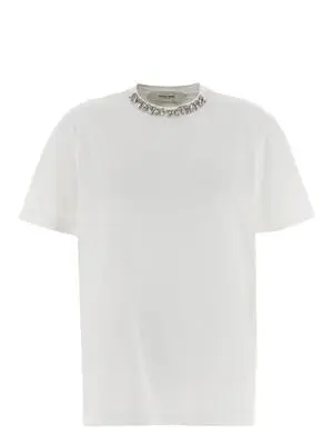 GOLDEN GOOSE GOLDEN GOOSE Crystal Embellished Crew Neck T-Shirt