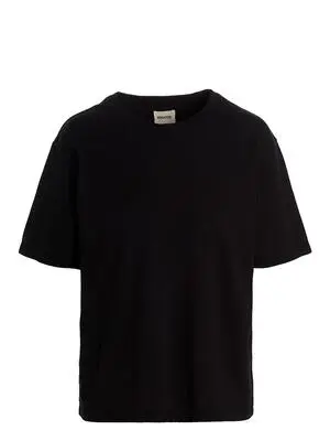 Khaite Mae Cotton T-shirt - Black