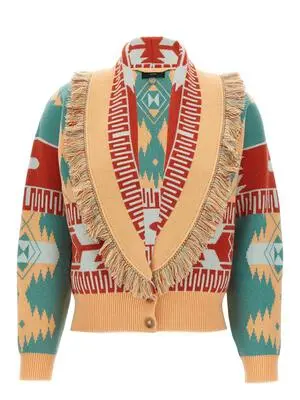 ALANUI ALANUI Icon Thistles Cardi-Bomber Jacket