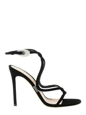 GIANVITO ROSSI GIANVITO ROSSI Mamba Crystal Sandals