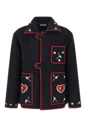 BODE Carroll Wool Jacket - Blue