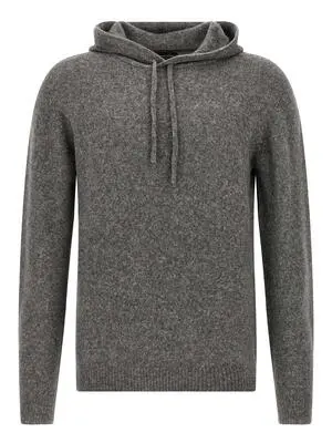 ROBERTO COLLINA Hooded Sweater - Gray