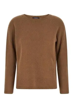 Max Mara MAX MARA 'S' Georg Wool And Cashmere Sweater Brown