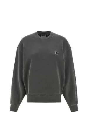 Carhartt Work In Progress Nelson Cotton Sweatshirt - Gray
