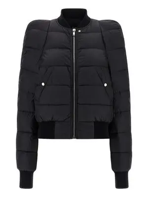 Rick Owens Duvet Flight Bomber Jacket - Black
